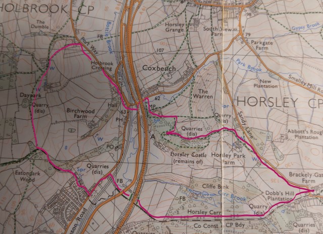 A walk around Horsley Castle – The Old Roads of Derbyshire